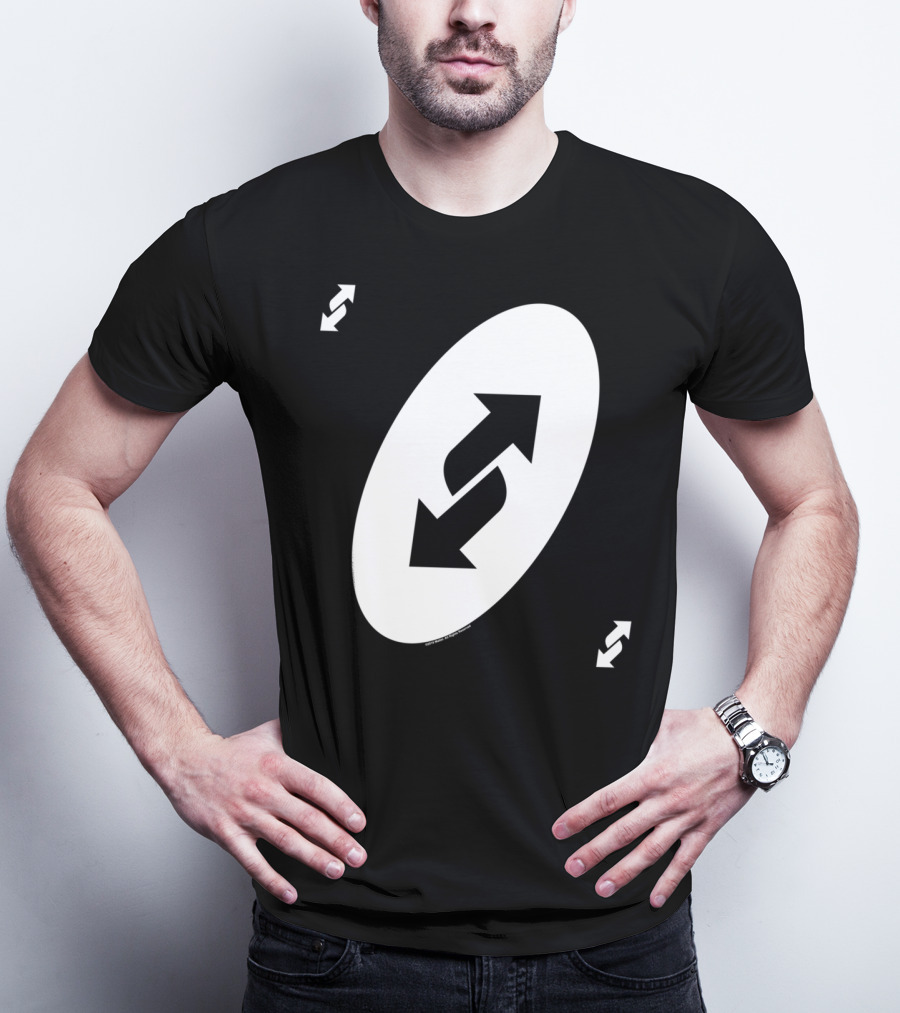 Uno Reverse Card Symbol T-Shirt