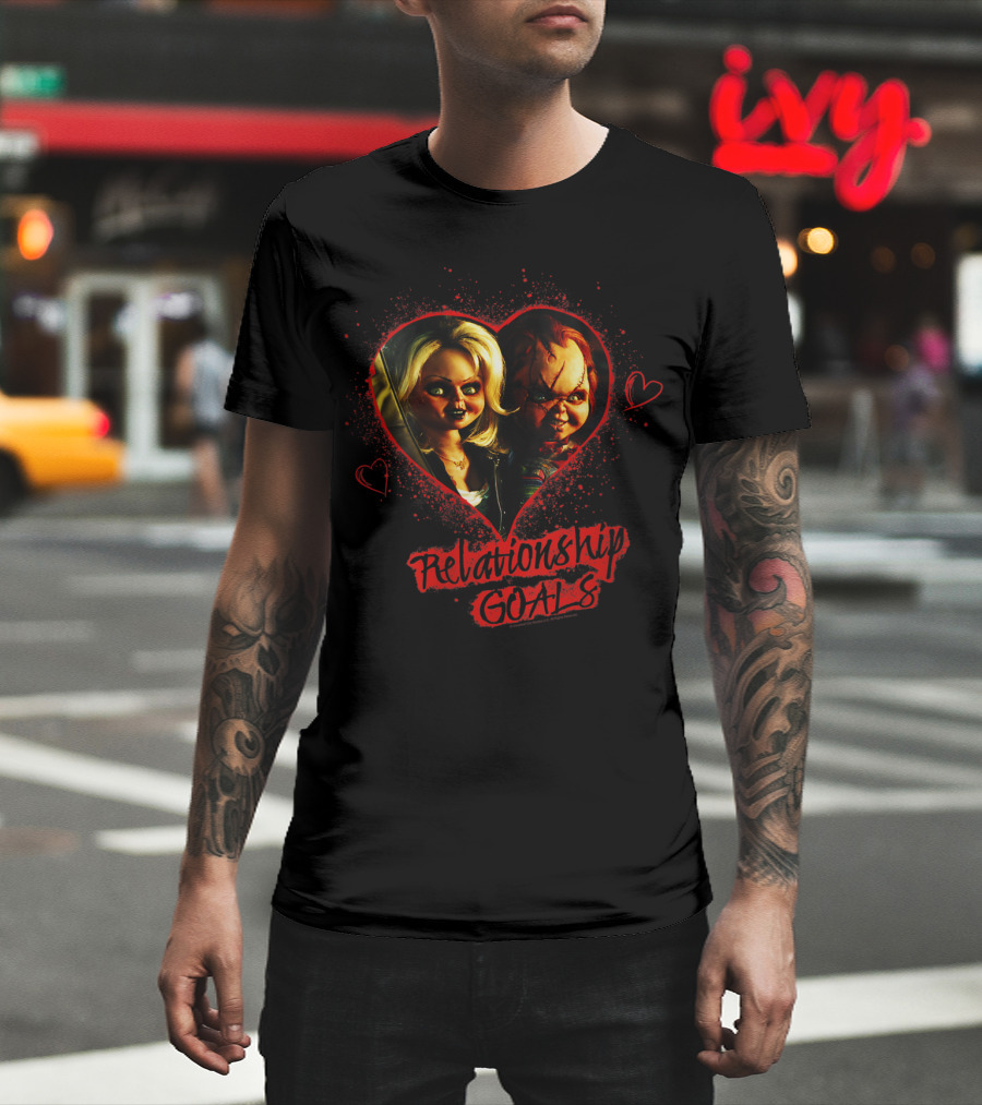 Relationship Goals Child's Play Chucky And Tiffany T-Shirt