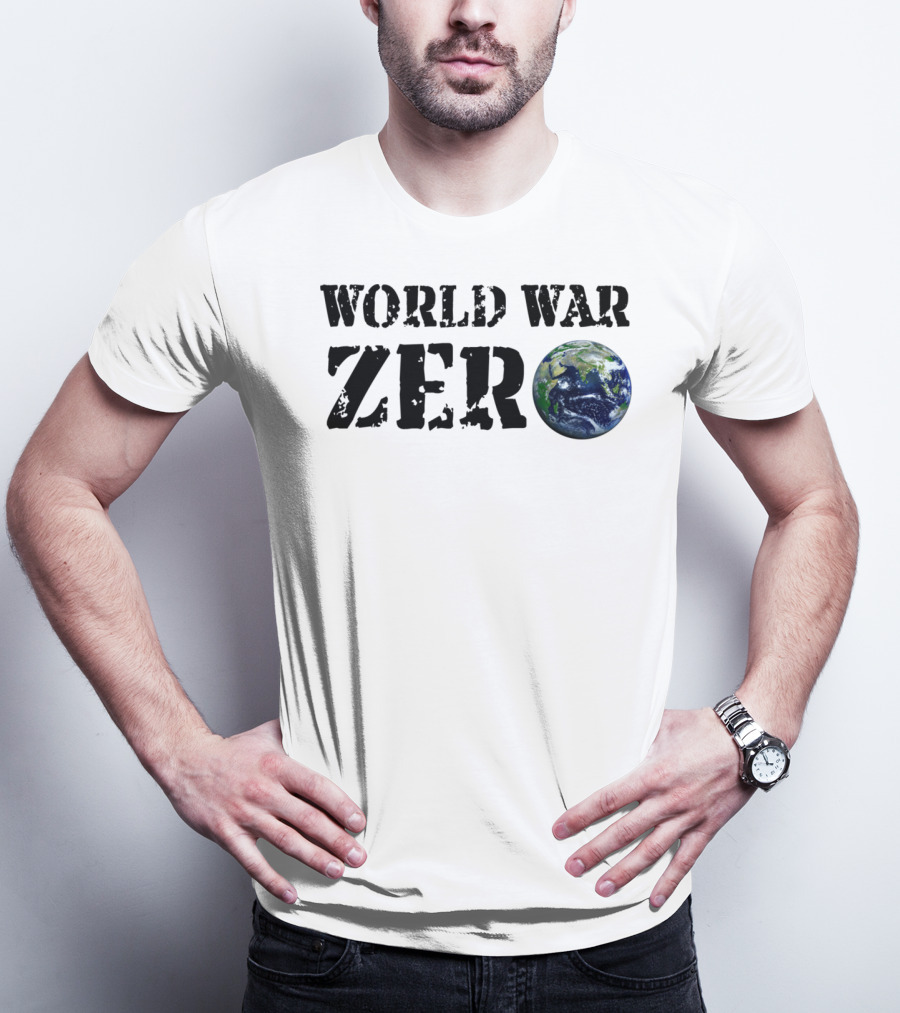 World War Zero Earth Concept Icon Planet T-Shirt