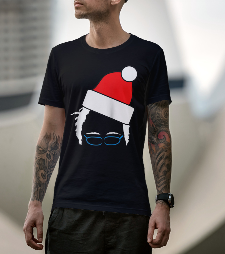 Bernie Sanders Santa Hat Christmas Holiday T-Shirt