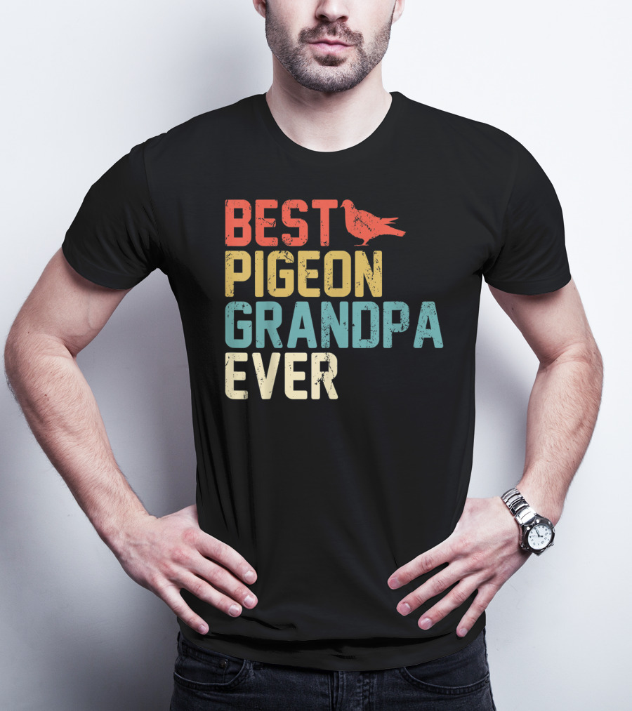 Best Pigeon Grandpa Ever T-Shirt