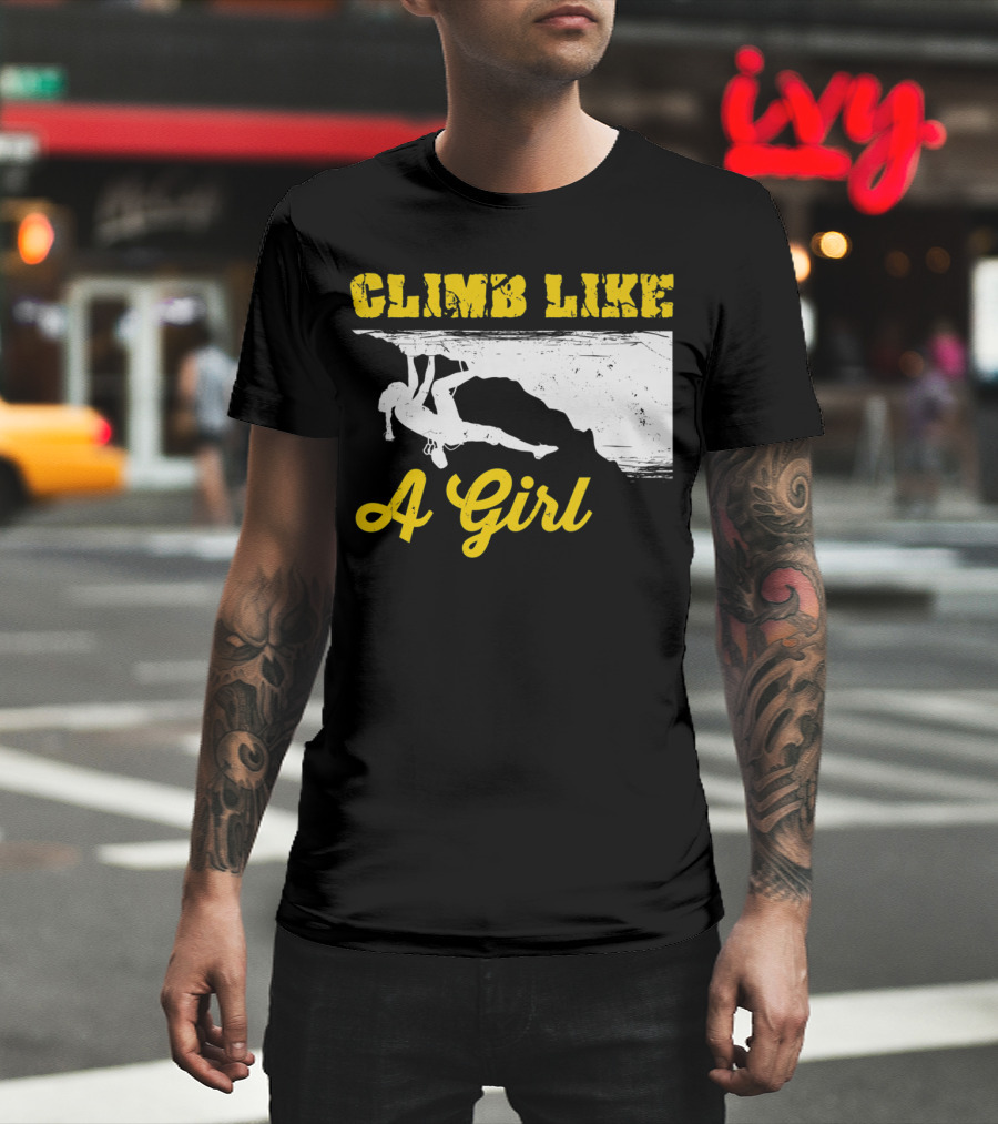 Climb Like A Girl T-Shirt
