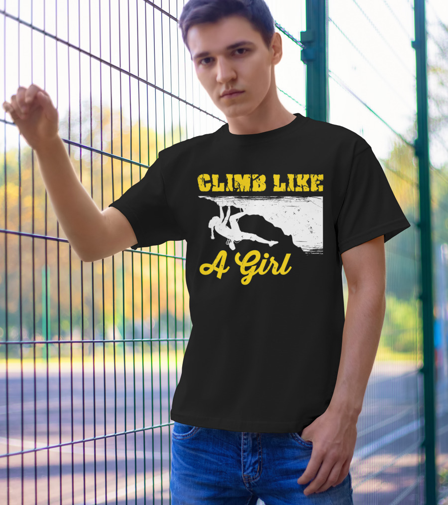 Climb Like A Girl T-Shirt