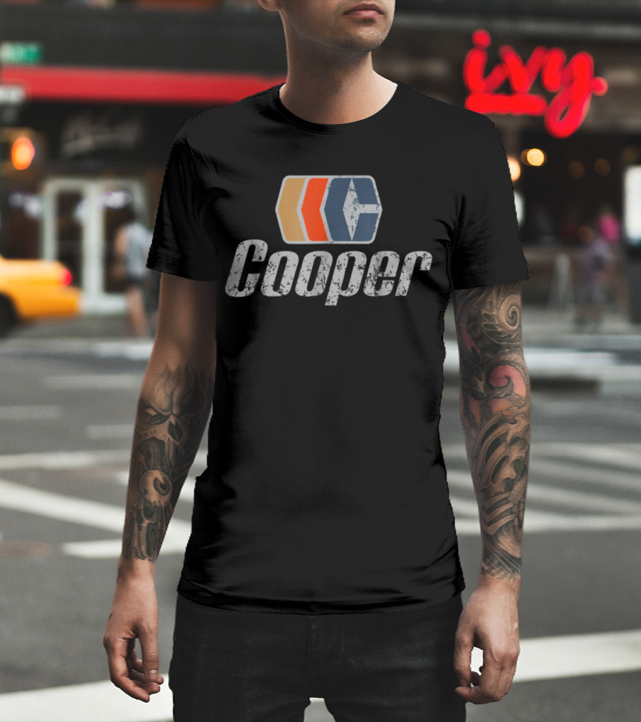Cooper Vintage Hockey Retro T-Shirt