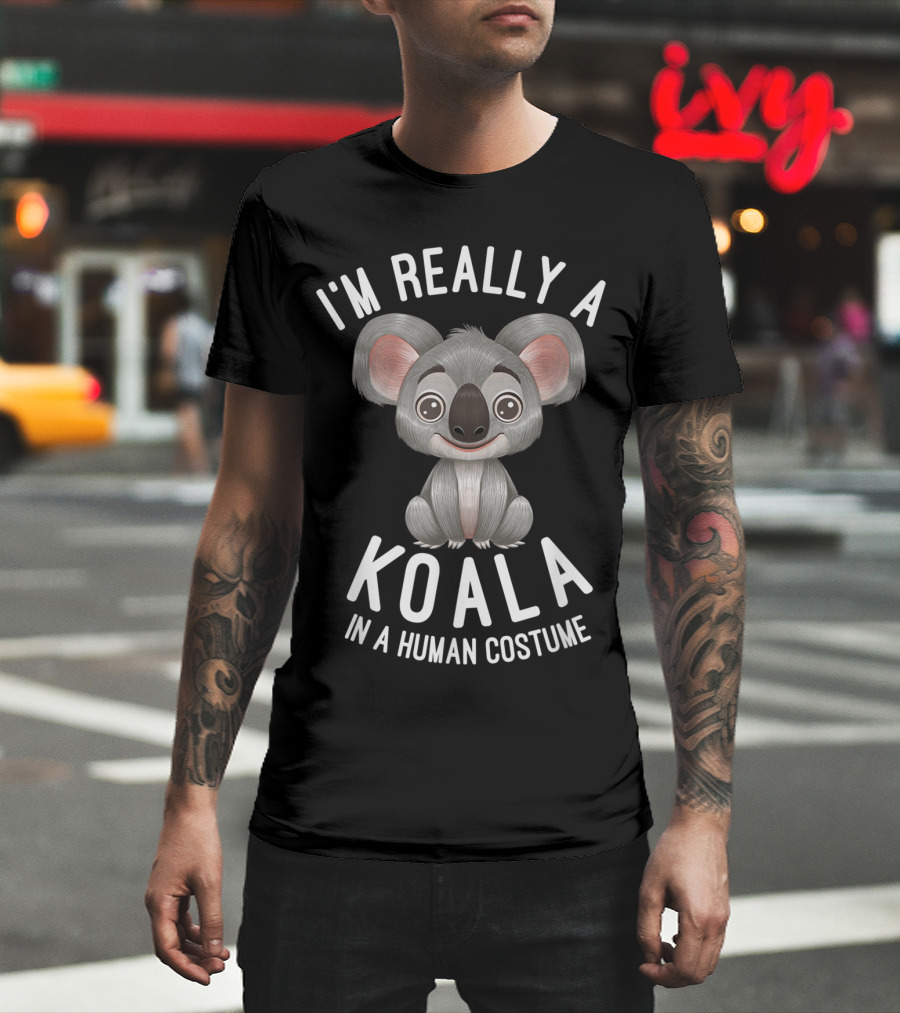 I'm Really A Koala In A Human Costume Koalas T-Shirt