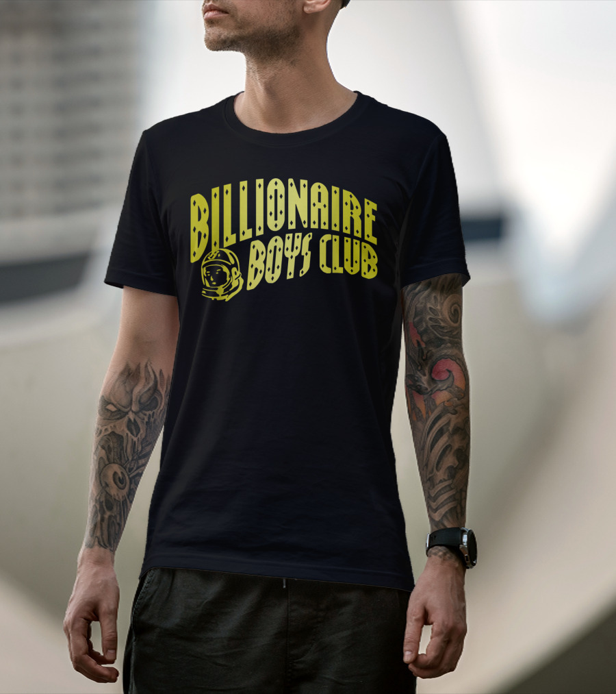 Billionaire Boys Club Logo With Astronaut Helmet Illustration Rich T-Shirt
