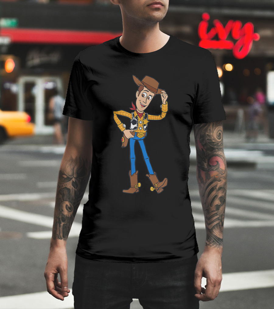 Disney Pixar Toy Story 4 Hello Woody Cowboy T-Shirt