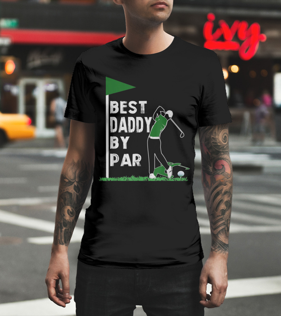 Best Daddy By Par Funny Golf Lover Father's Day T-Shirt