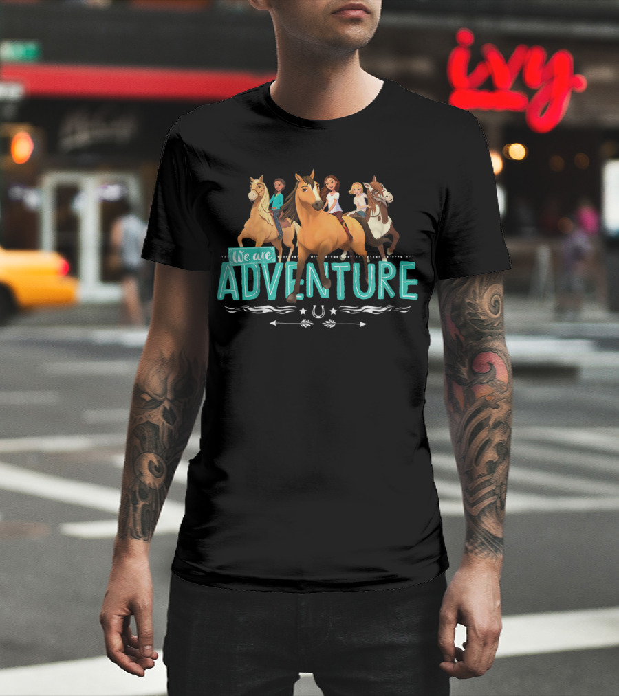 DreamWorks Spirit Riding Free We Are Adventure T-Shirt