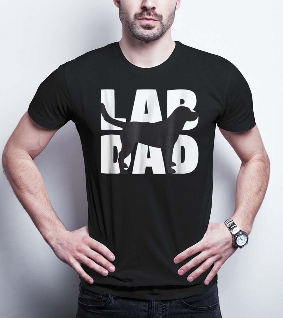 Lab Dad Labrador Retriever Dad Labrad T-Shirt