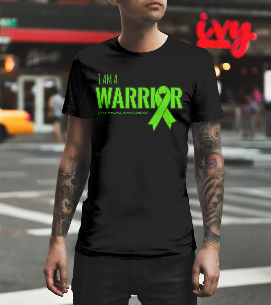 I Am A Warrior Lymphoma Awareness T-Shirt