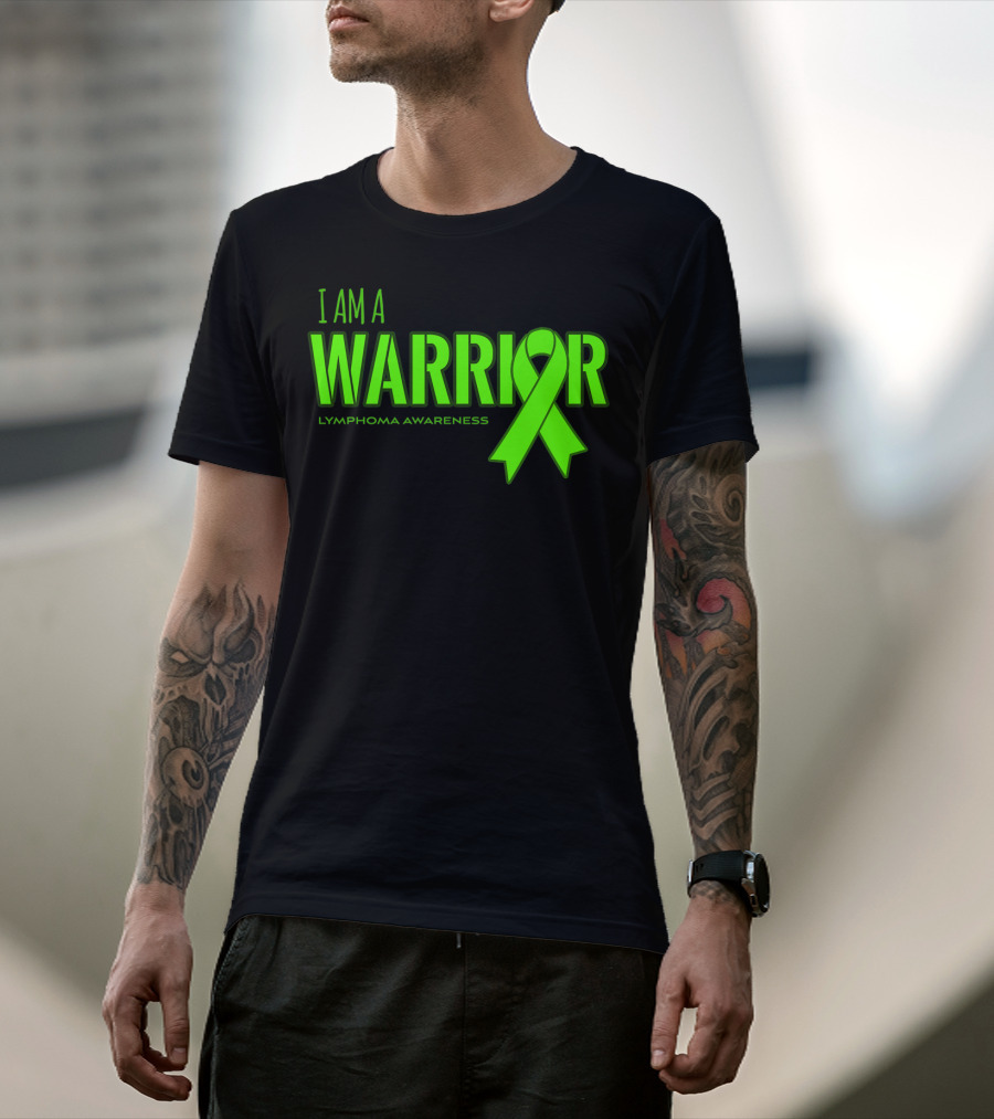 I Am A Warrior Lymphoma Awareness T-Shirt