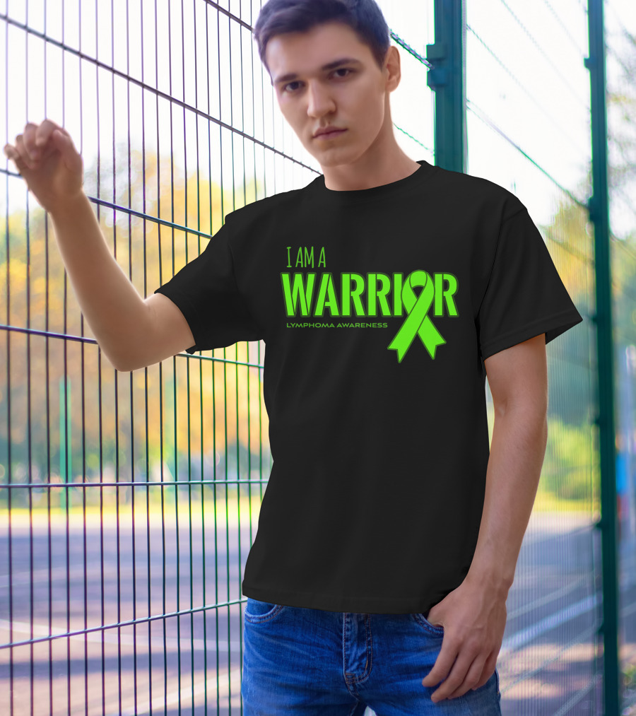 I Am A Warrior Lymphoma Awareness T-Shirt