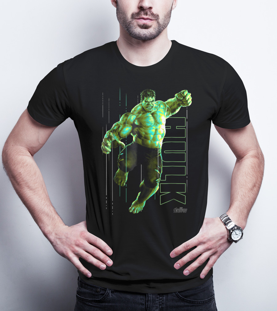 Marvel Avengers Infinity War Hulk Jump Smash T-Shirt