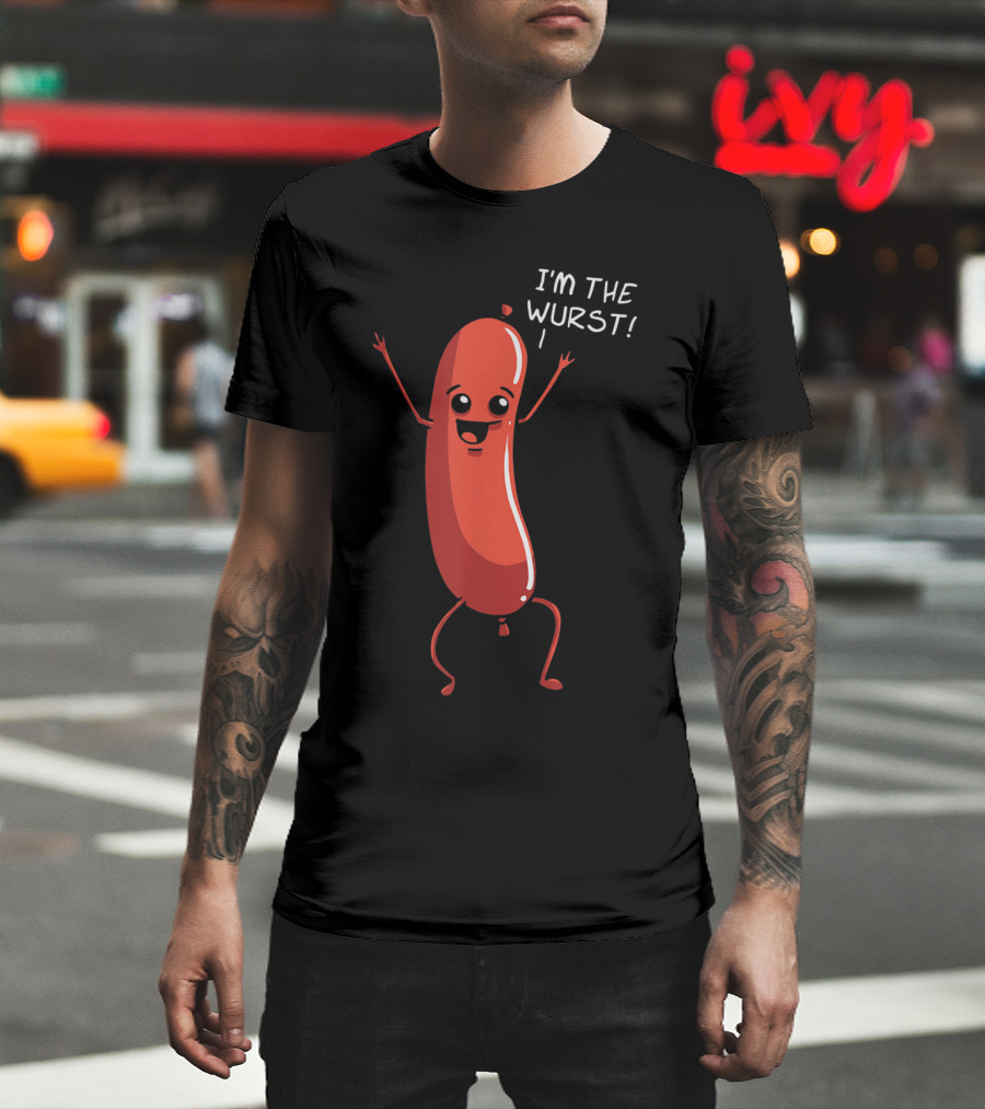 Oktoberfest I'm The Wurst Happy Sausage T-Shirt