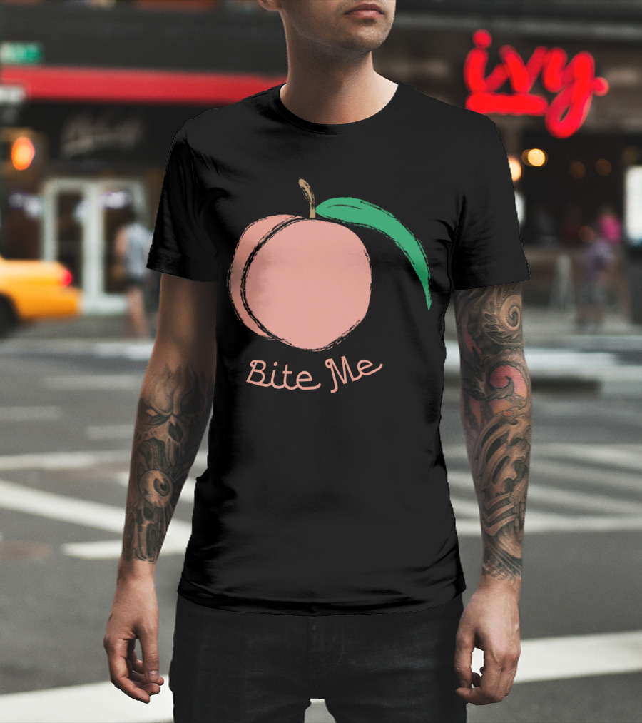 Peach Bite Me T-Shirt