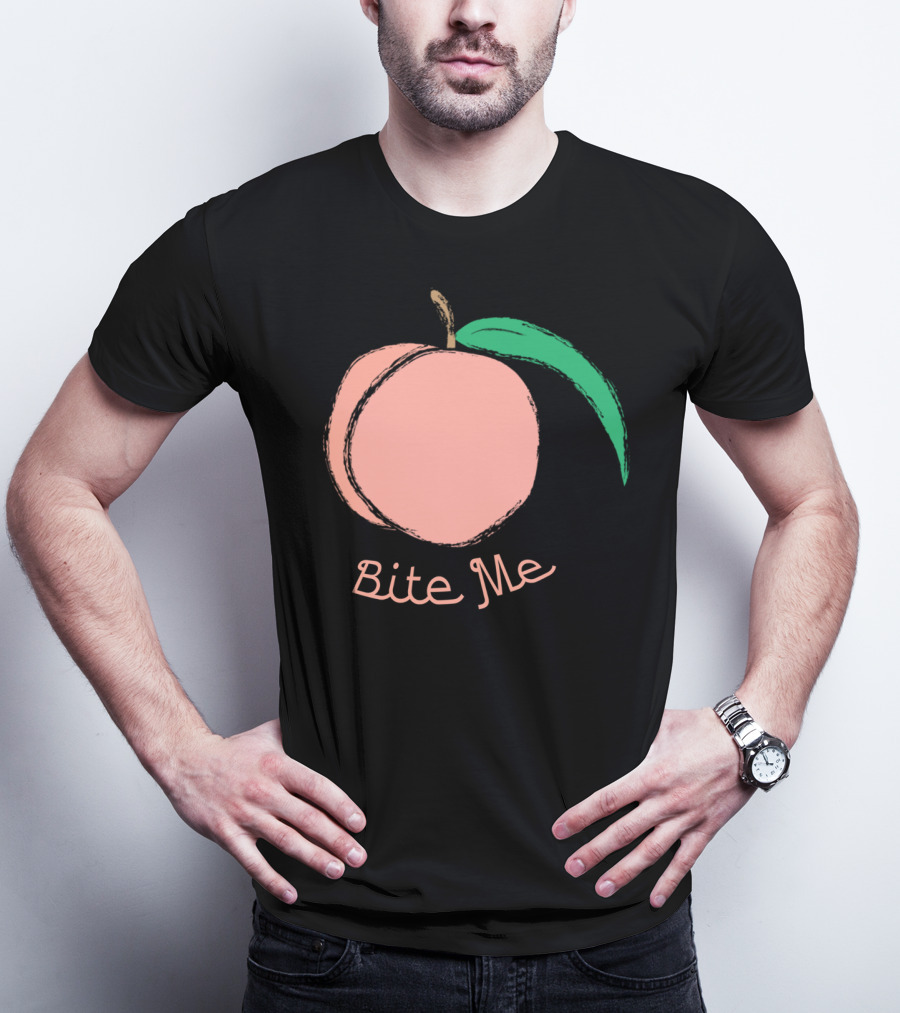 Peach Bite Me T-Shirt