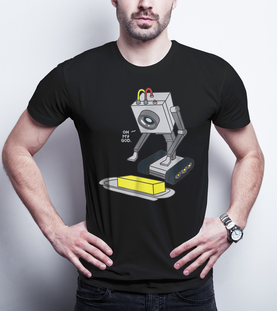 Rick And Morty Pass The Butter Oh My God Robot Scene T-Shirt