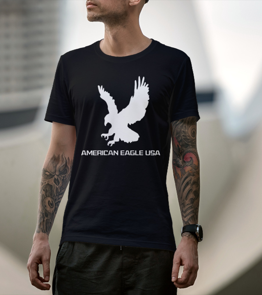 American Eagle USA Iconic Emblem T-Shirt