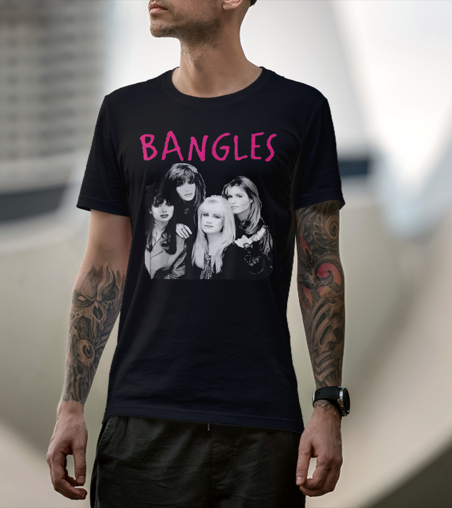 Bangles Band Iconic Pop Rock Group Members T-Shirt
