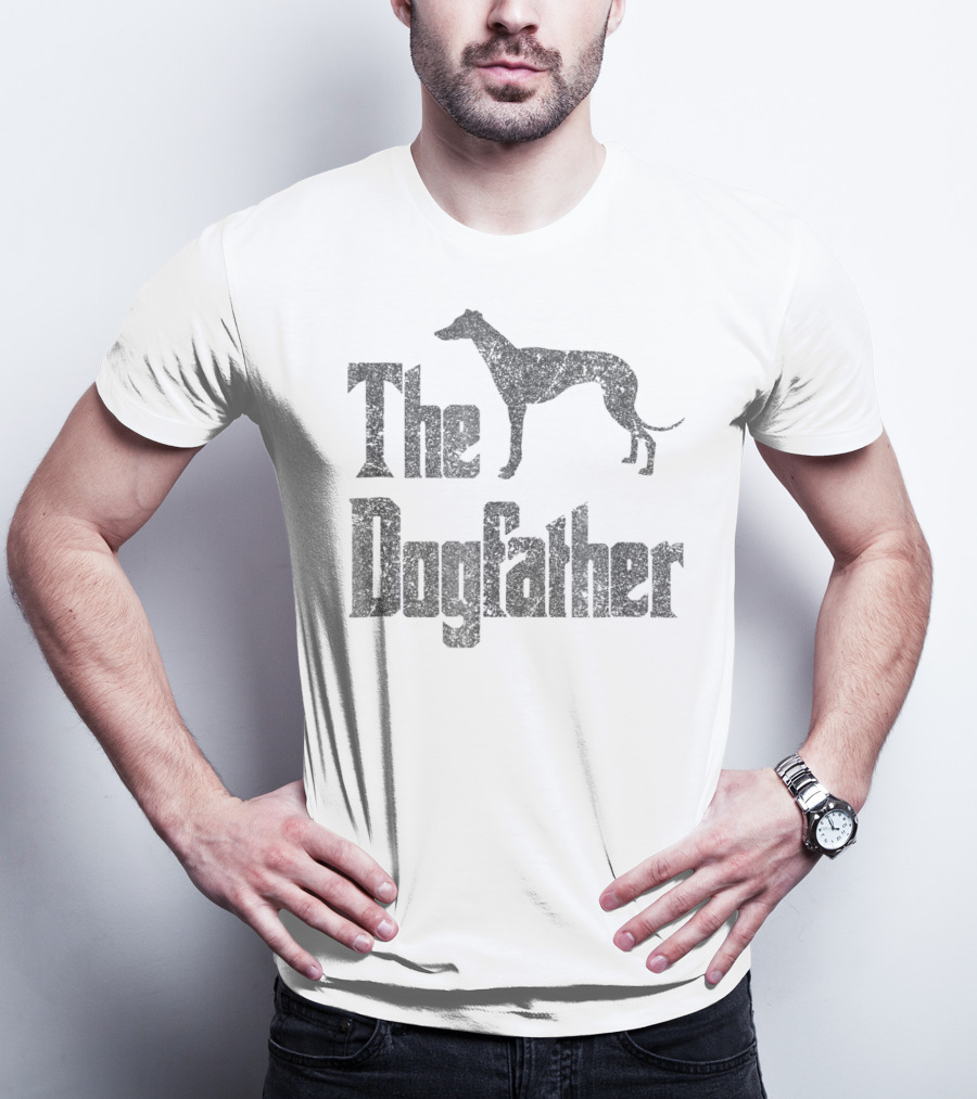 The Dogfather Greyhound Silhouette Recognizable T-Shirt