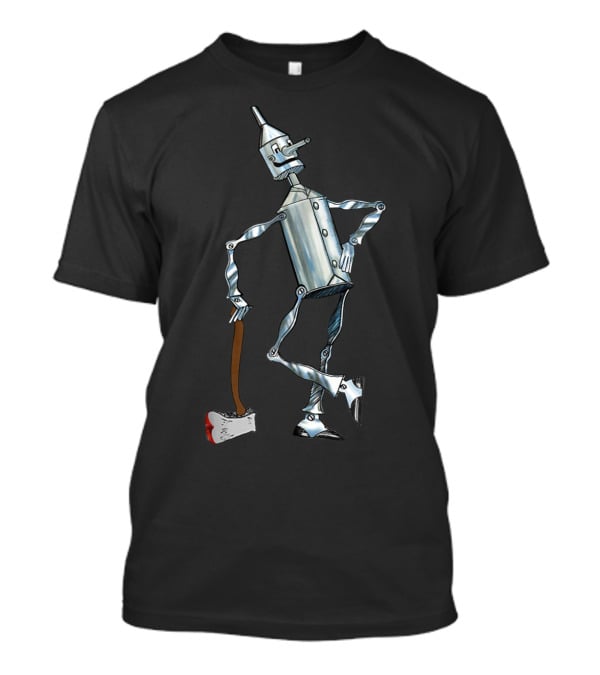 Tin Man Wizard Of Oz Tin Woodsman With Axe T-Shirt