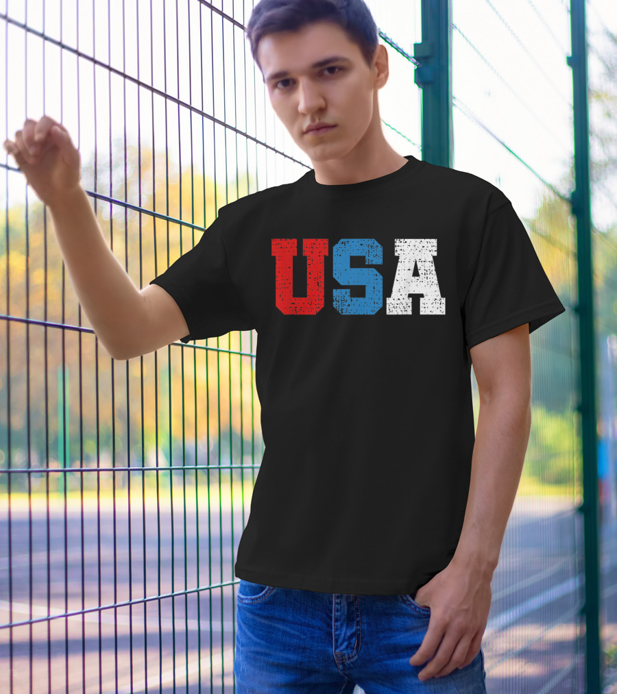 USA Fourth Of July America Unite Independence Day T-Shirt