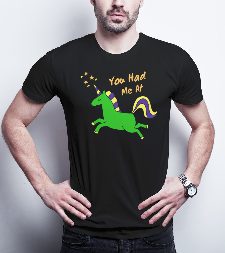 You Had Me At Funny Unicorn Youth Magical Horse T-Shirt