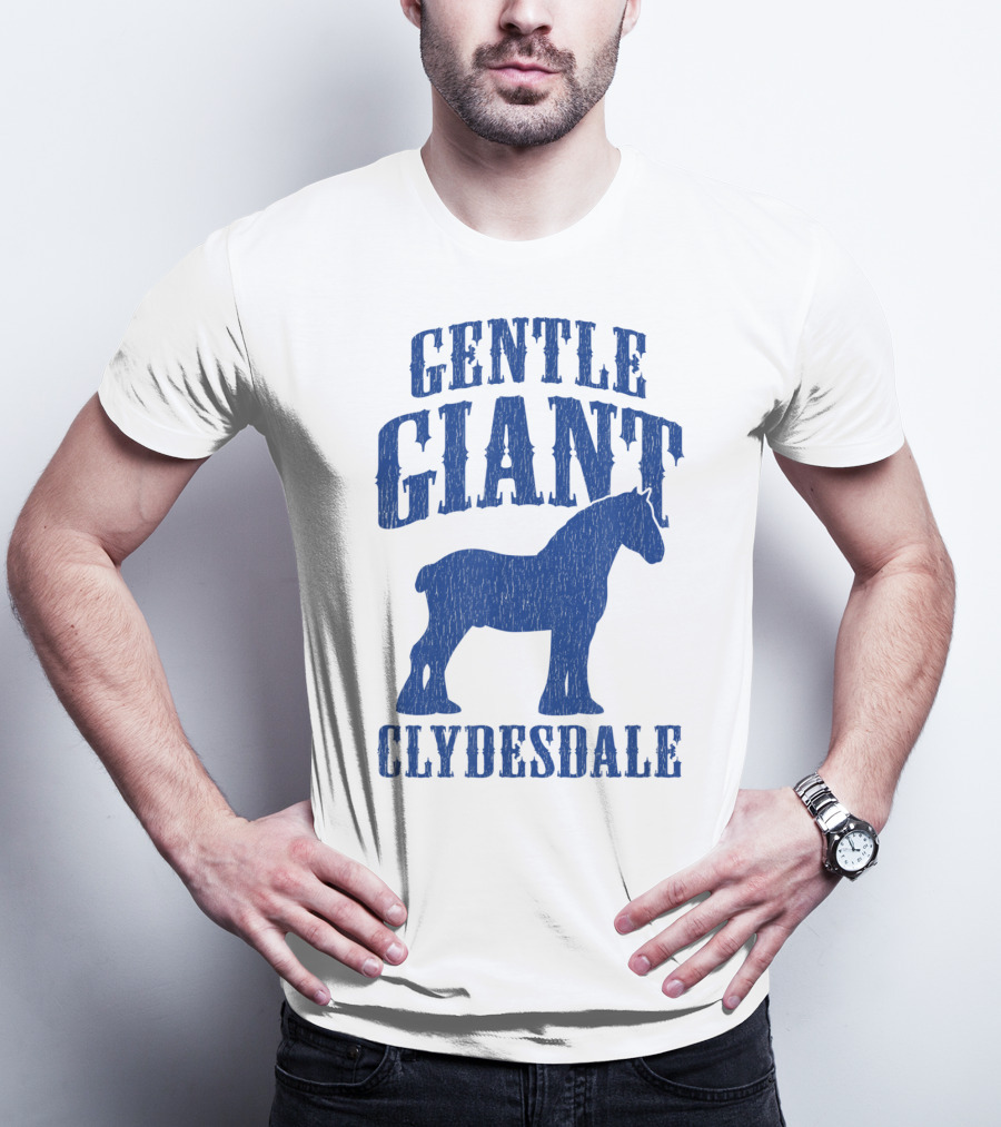 Gentle Giant Clydesdale Draft Horse T-Shirt
