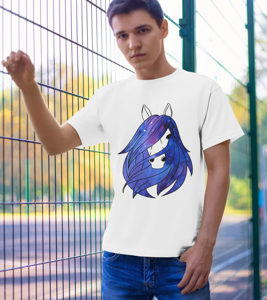 Galaxy Horse Mystical Equestrian For Girls With Starry Mane T-Shirt