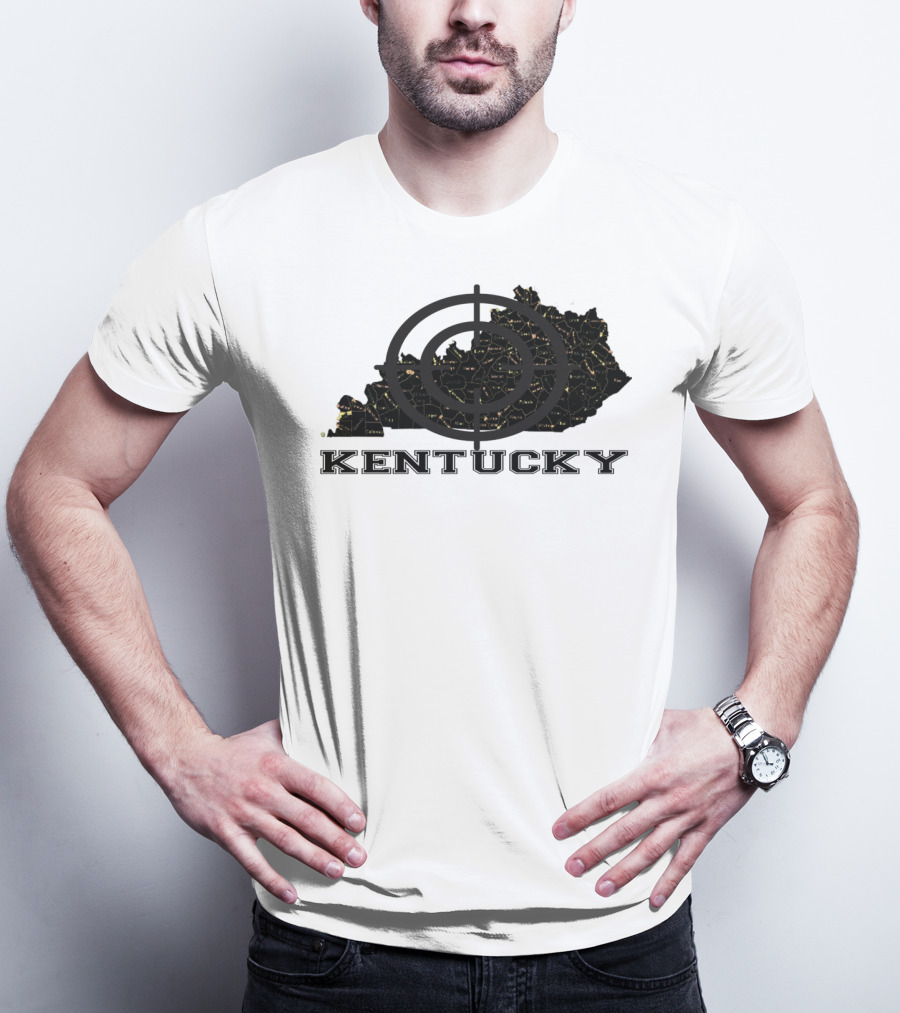 Kentucky Maps Classic Vintage Kentucky T-Shirt
