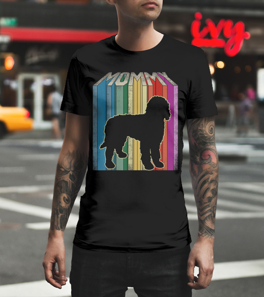 Rainbow Mommy Doodle Dog T-Shirt