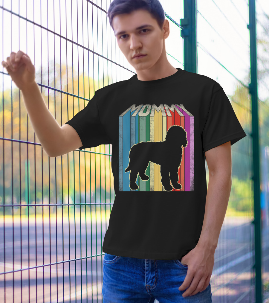 Rainbow Mommy Doodle Dog T-Shirt