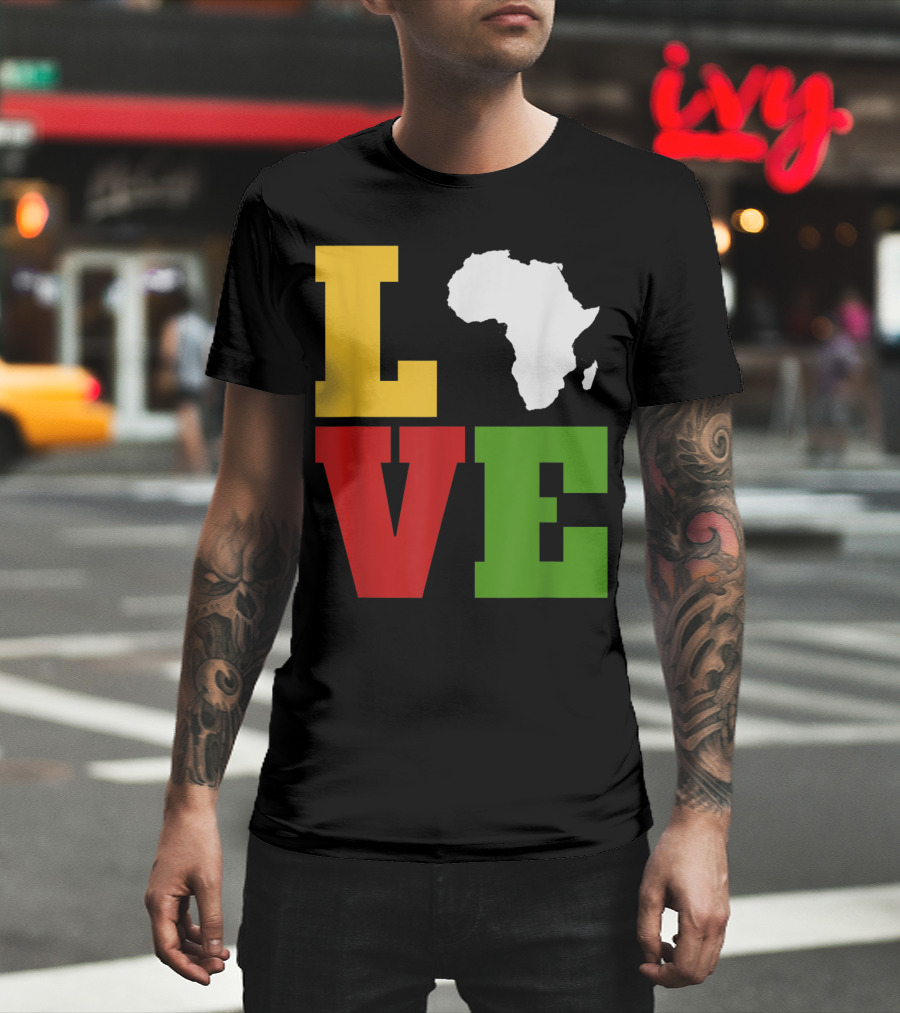 LOVE Africa Afrocentric African T-Shirt