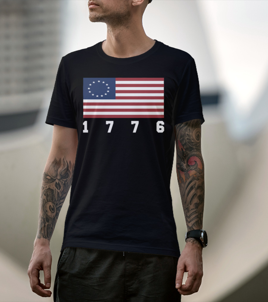 American Patriots 1776 Betsy Ross Flag T-Shirt