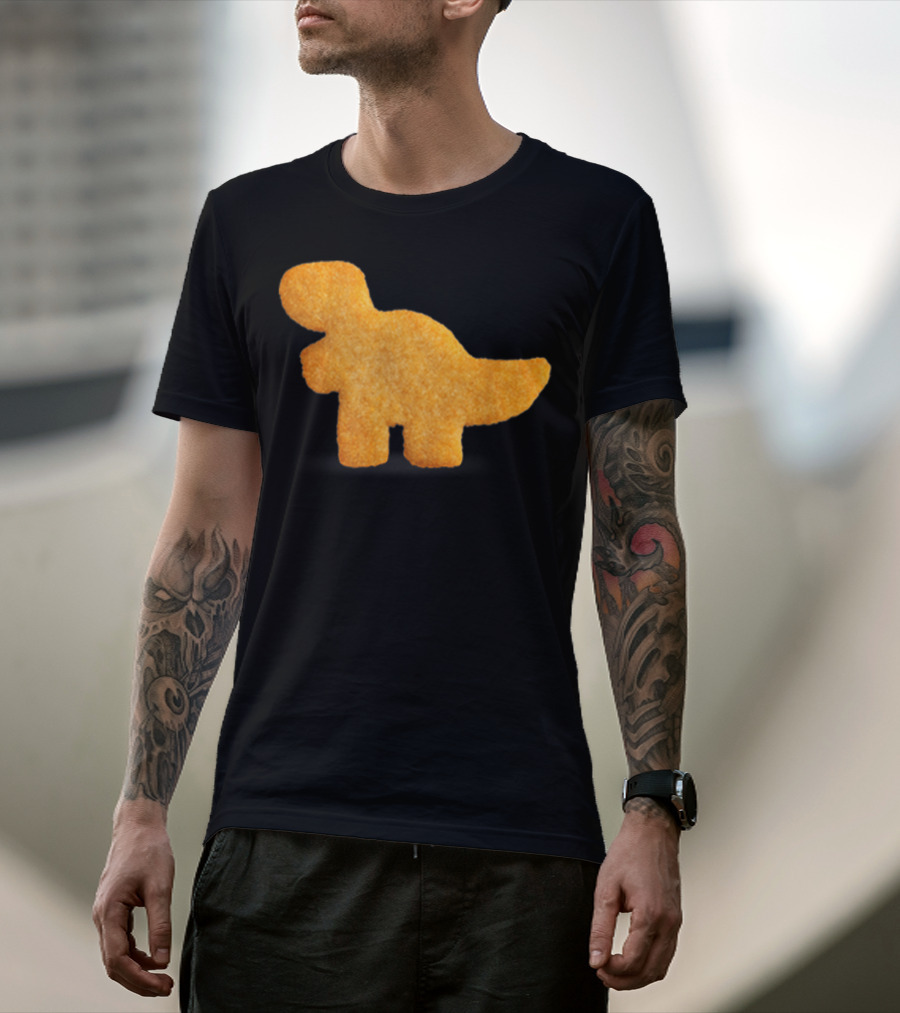 Dino T-Rex Chicken Nugget Funny Dinosaur T-Shirt