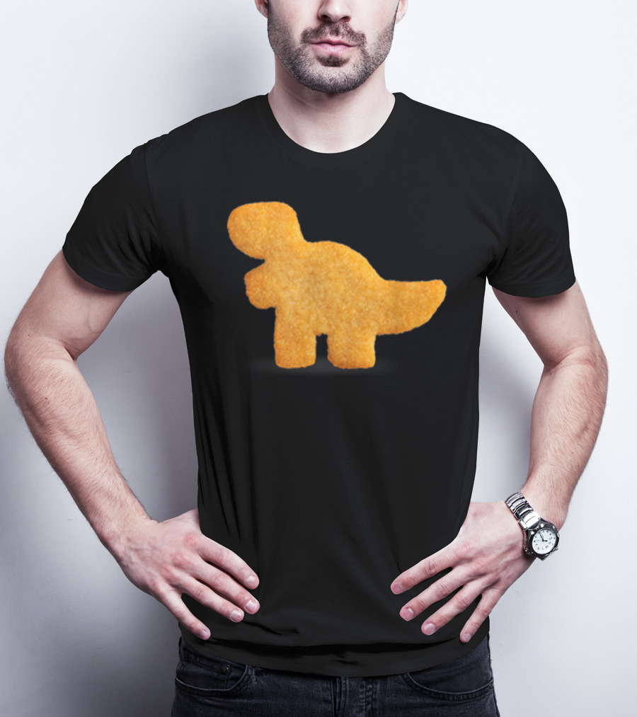Dino T-Rex Chicken Nugget Funny Dinosaur T-Shirt