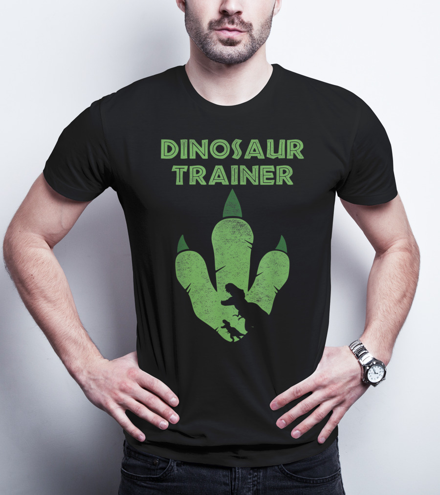 Dinosaur Trainer Big Jurassic Footprint With T-Rex T-Shirt