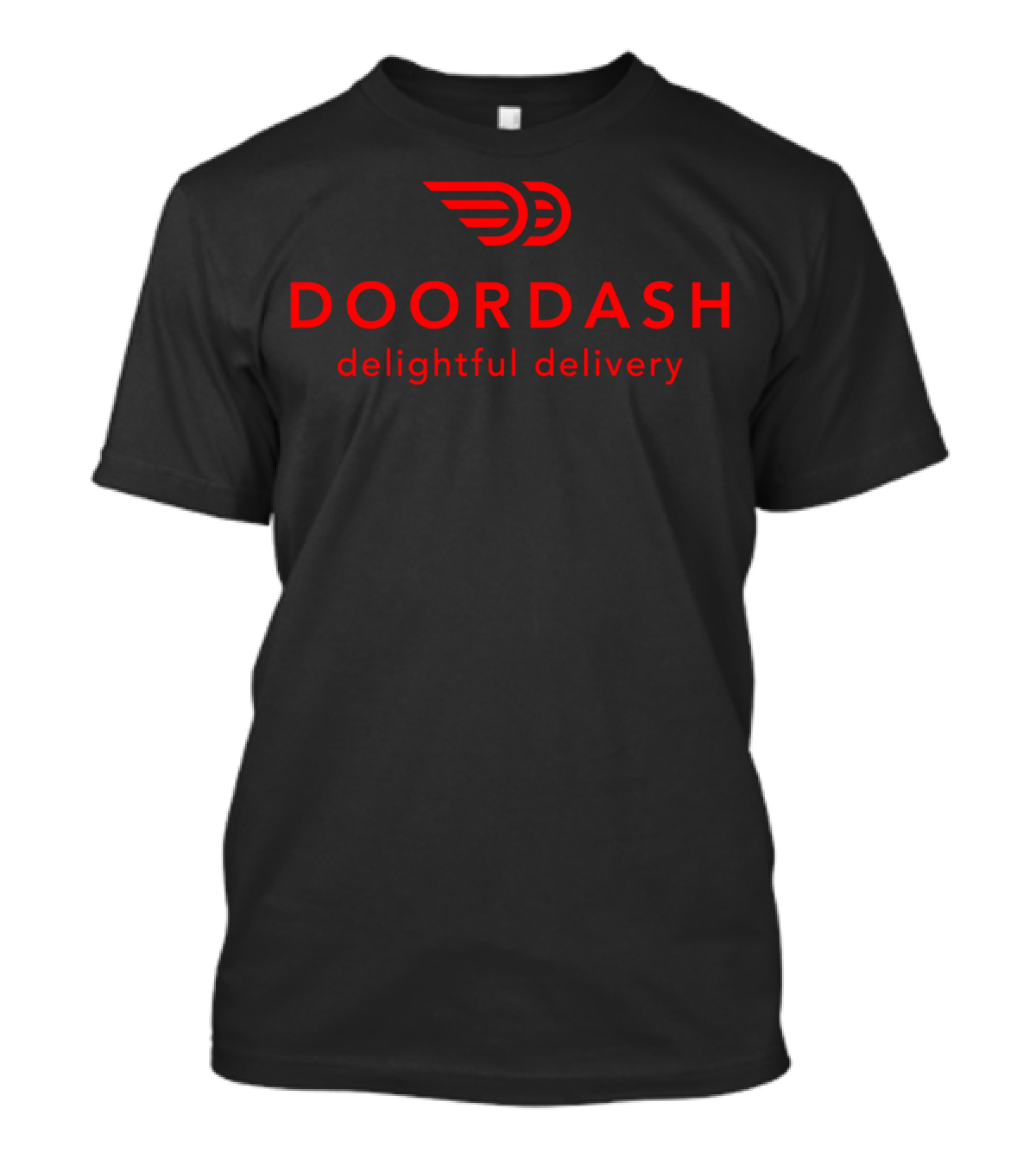 Doordash Dasher Delightful Delivery Driver Casual T-Shirt