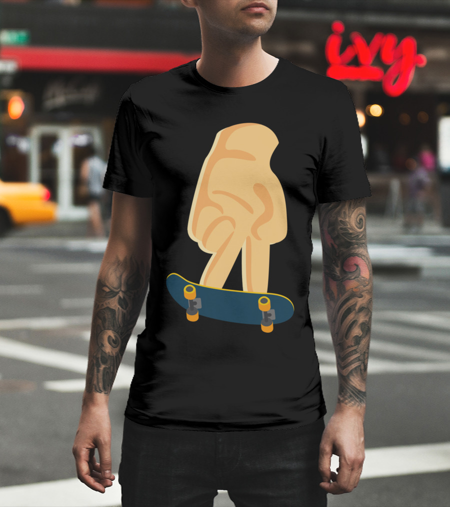 Fingerboard Skateboard Finger Skating Skateboard Board T-Shirt