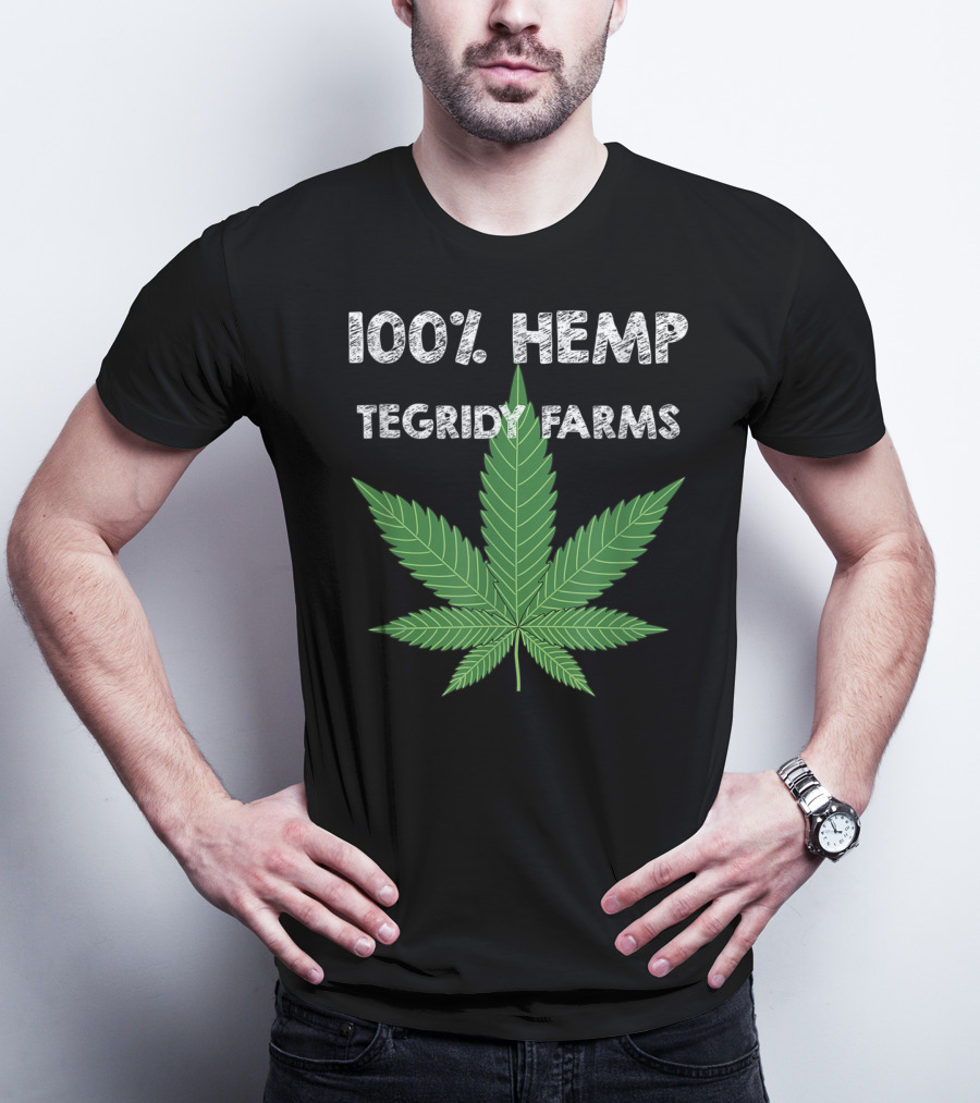 100% Hemp Tegridy Farms Leaf Comedy T-Shirt