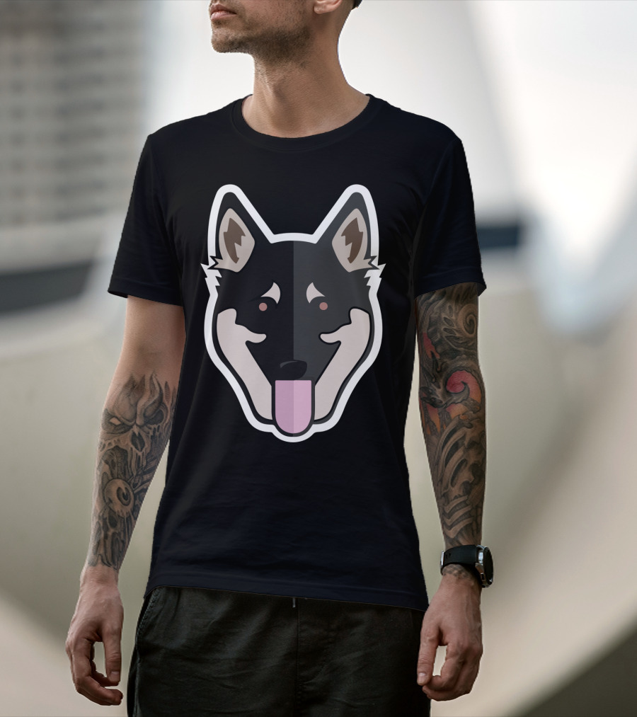 German Shepherd Dog Face T-Shirt