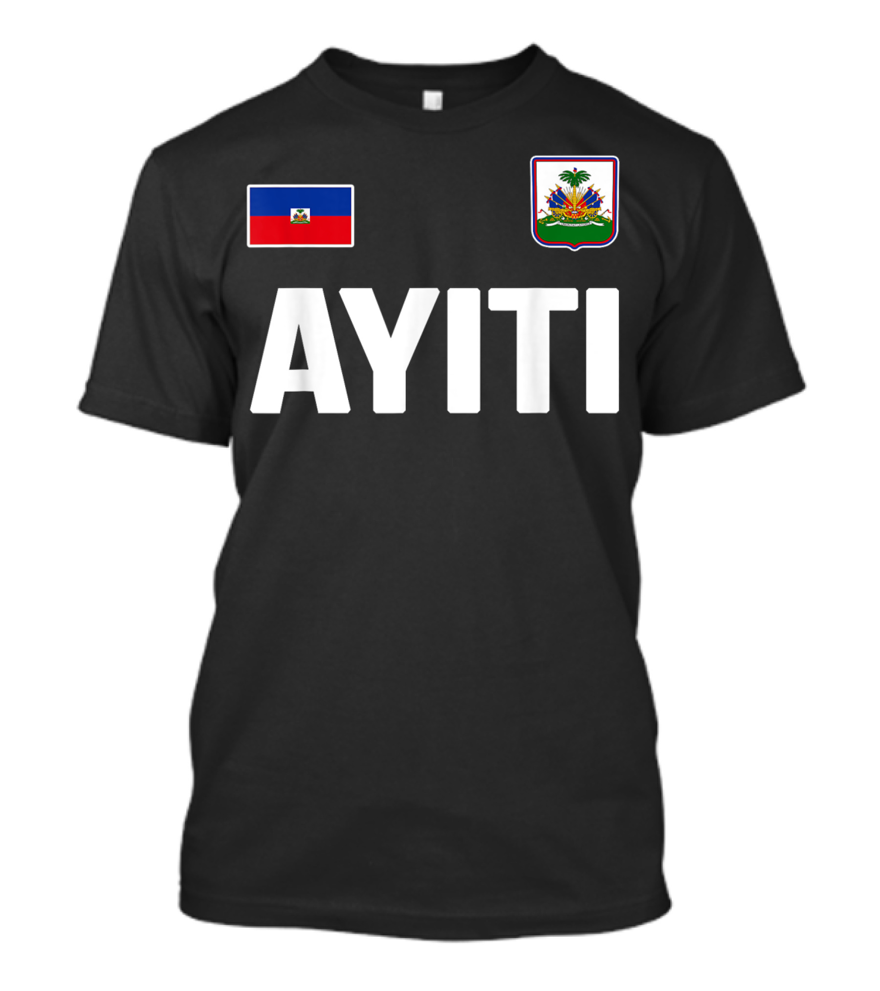 Ayiti Haiti Flag Souvenir Love Zoe Haitian Heritage T-Shirt