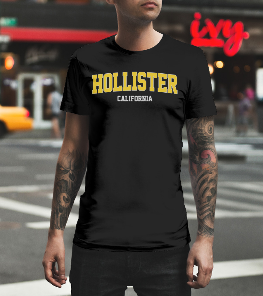 Hollister California Varsity College T-Shirt