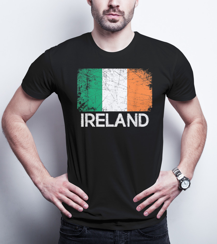 Ireland Flag Vintage T-Shirt