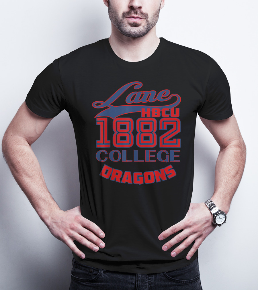 Lane HBCU 1882 College Dragons T-Shirt