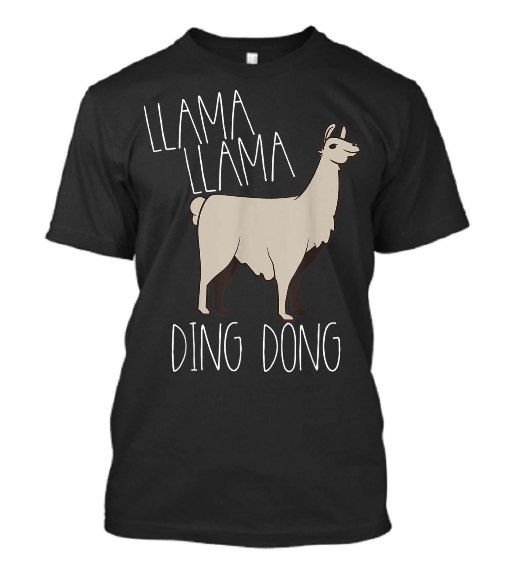 Llama Llama Ding Dong Funny Alpaca T-Shirt
