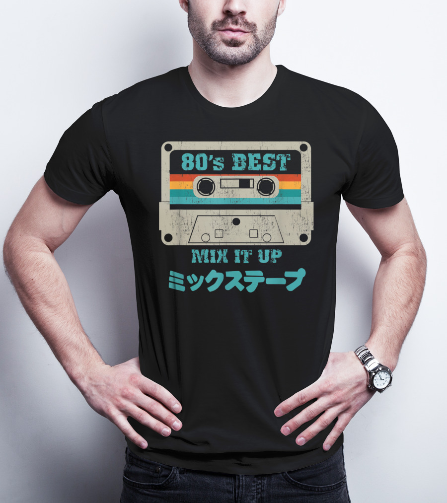 80s Best Mix It Up Cassette Japanese Otaku Aesthetic T-Shirt