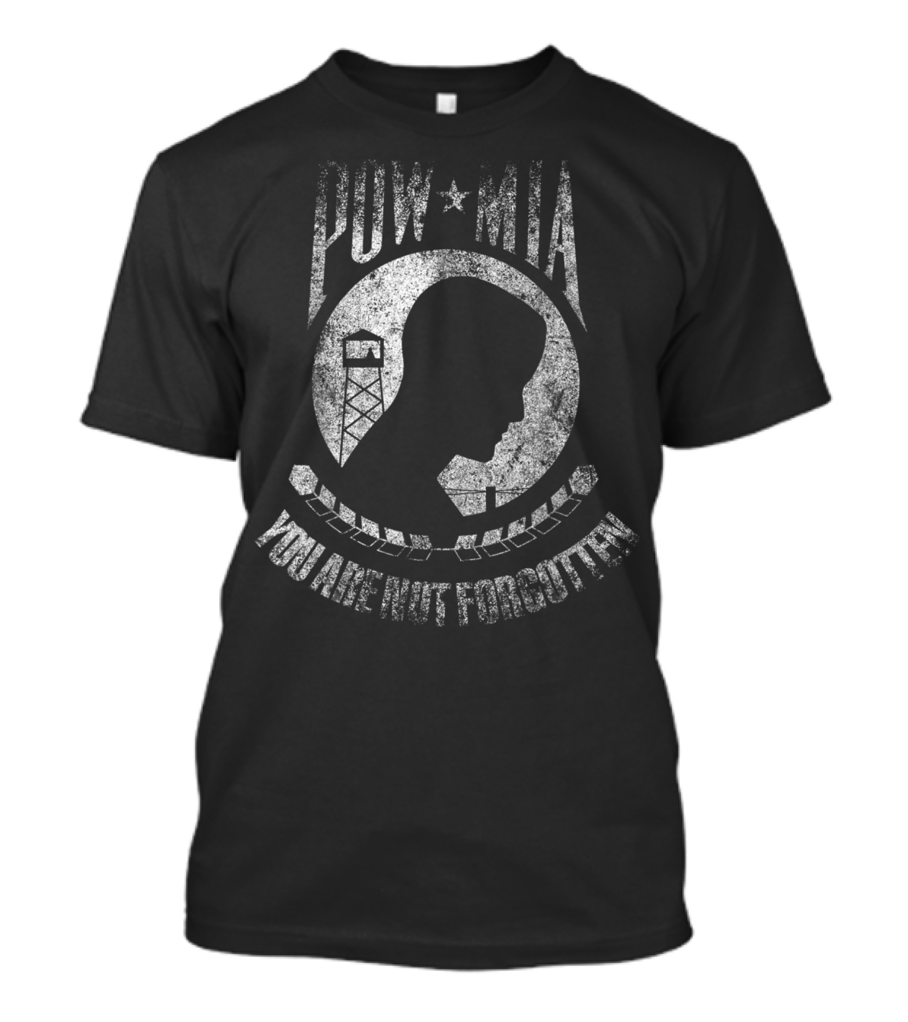 POW MIA You Are Not Forgotten Prisoner Of War Flag T-Shirt