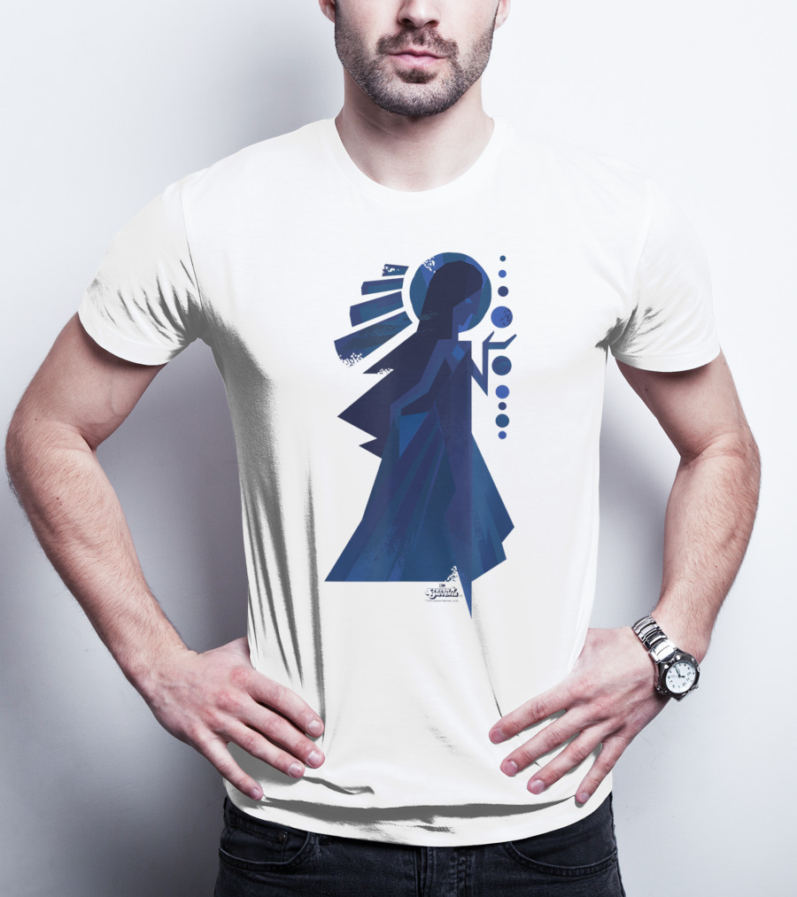Steven Universe Blue Diamond Abstract Mural T-Shirt